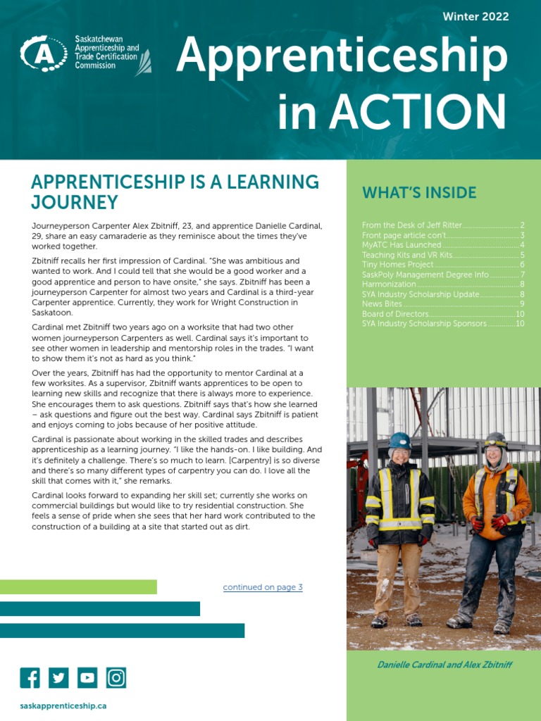 Apprenticeship in Action: Apprenticeship Is A Learning Journey | PDF ...