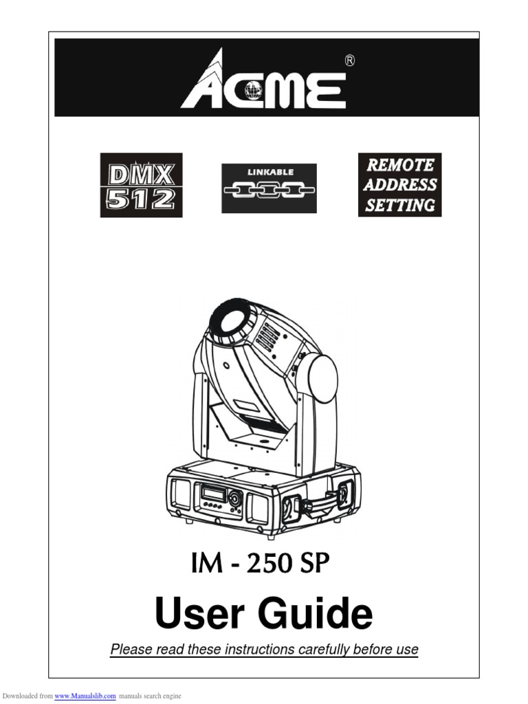 Comprehensive User Guide for the IM-250 SP Fixture: Safety Instructions ...