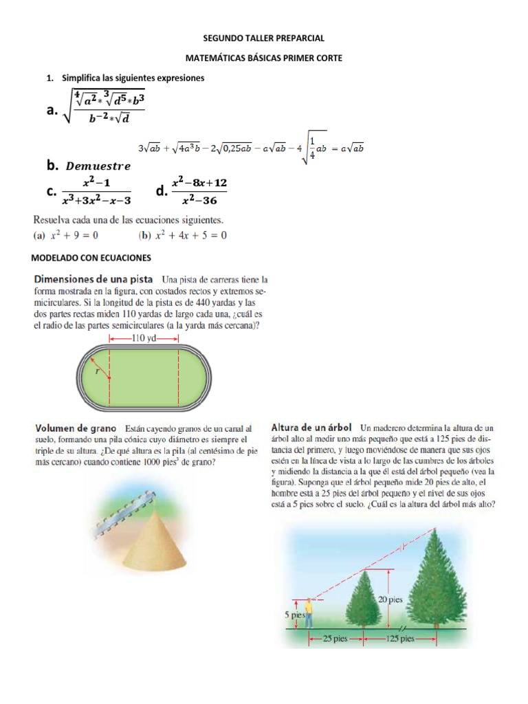 Segundo Taller Preparcial | PDF
