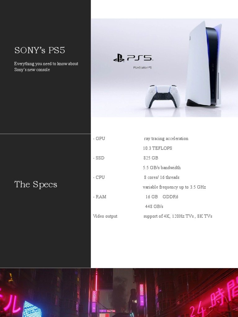 Sony'S Ps5: Everything You Need To Know About Sony's New Console | PDF