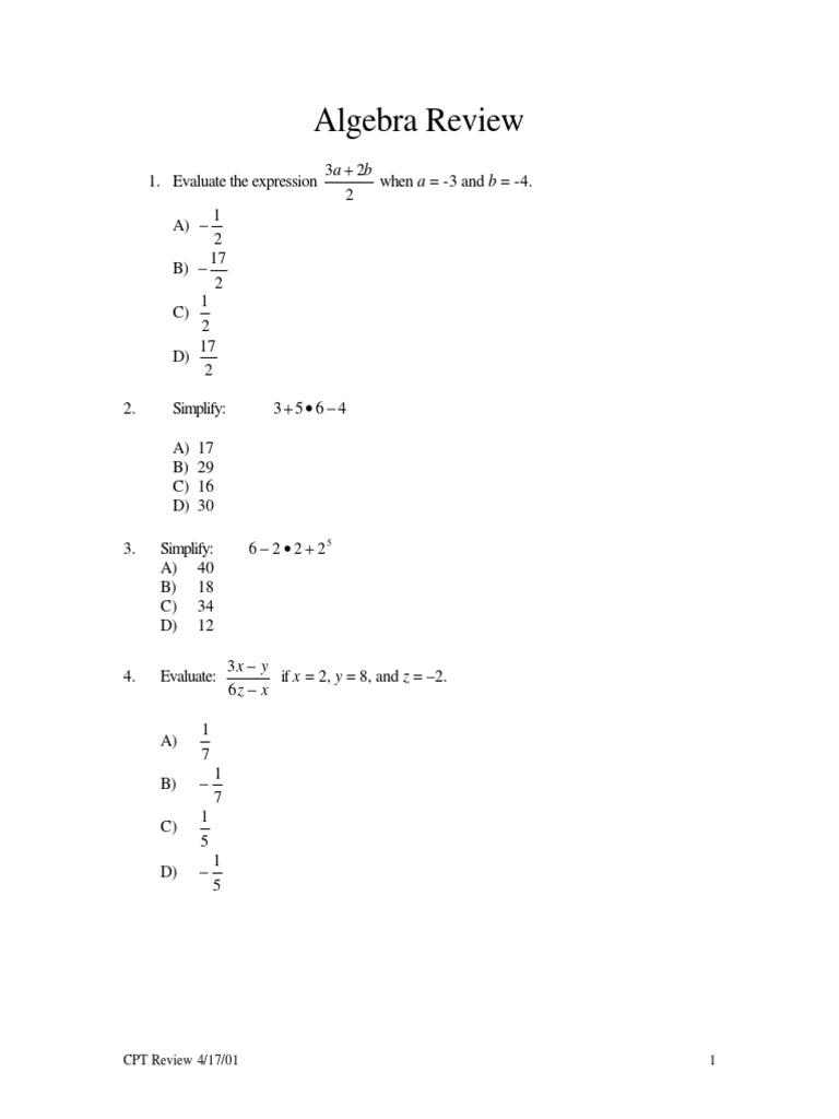 Algebra Test | PDF | Abstract Algebra | Mathematical Analysis