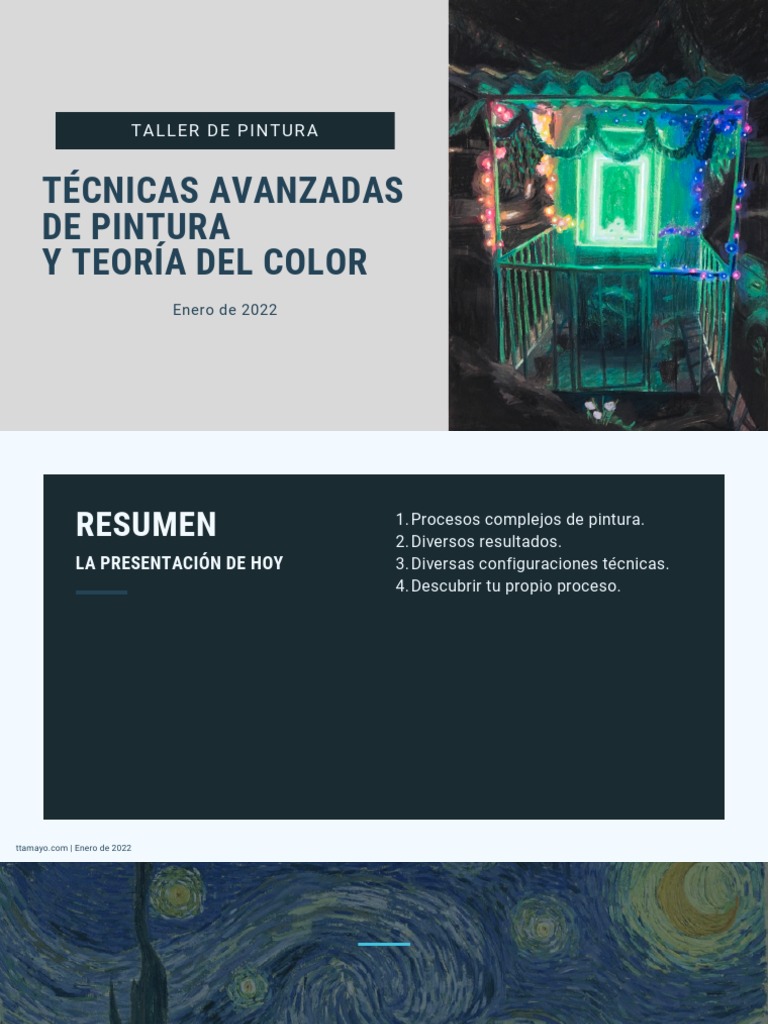 Técnicas Avanzadas de Pintura y Teoría Del Color | PDF | Pinturas | Color