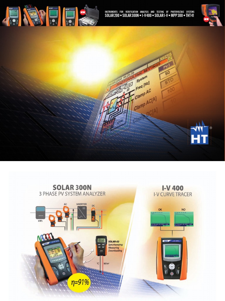 Solar 200 - Solar 300N - I-V 400 - Solar I-V - MPP 300 - Tht41 | PDF ...