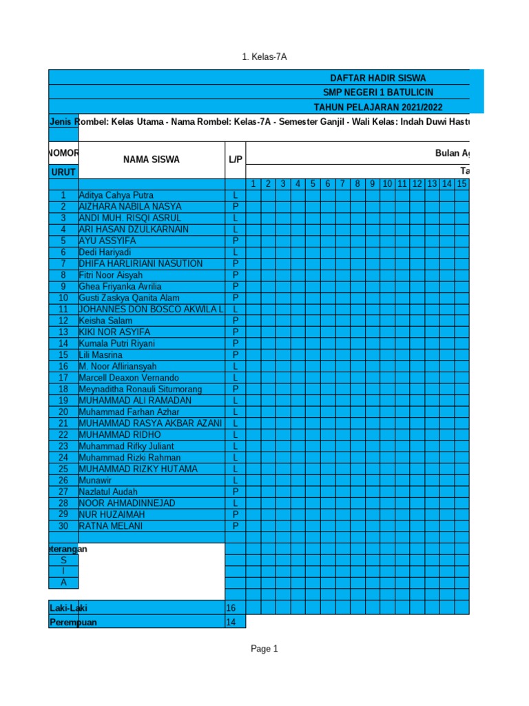 Absen Fix 2021 | PDF