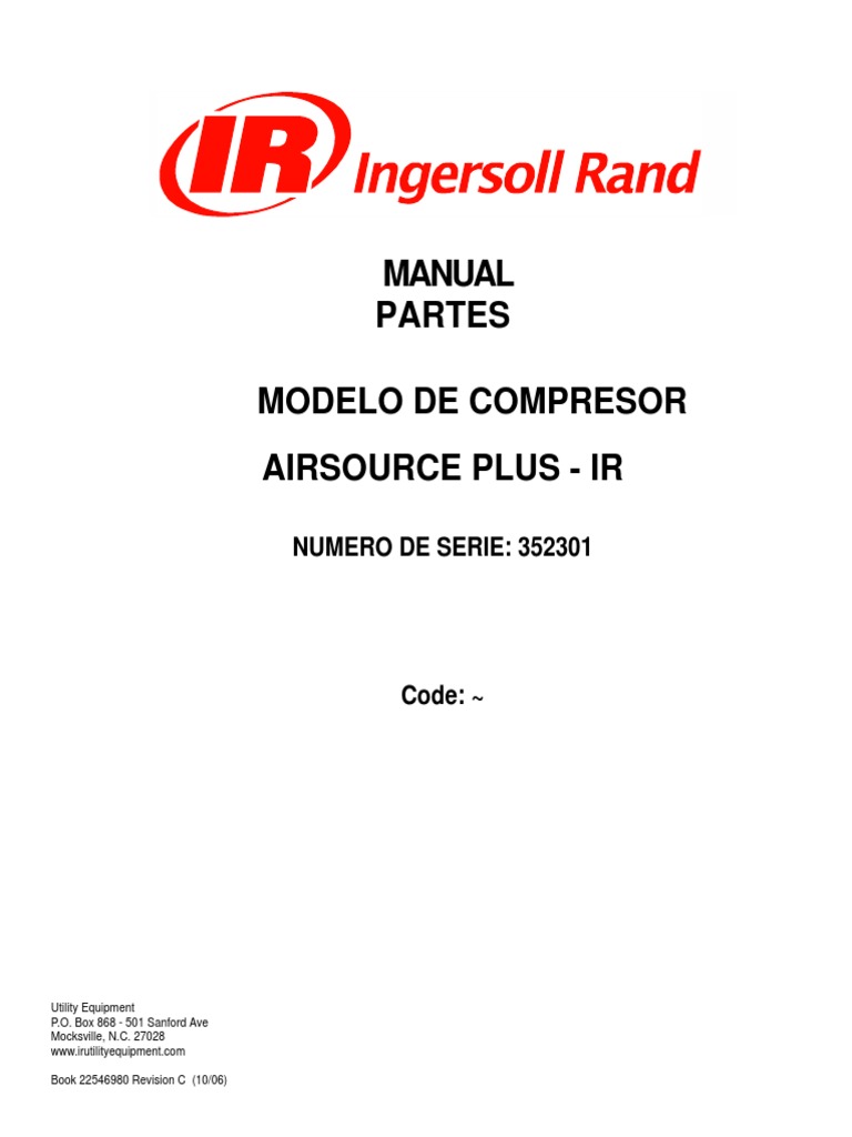 AirSource Plus IR Parts Begin With SN352301 VERSION ESPAÑOL | Descargar ...