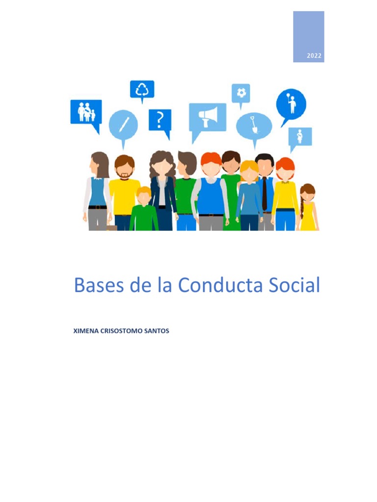Bases de La Conducta Social | PDF | Comportamiento | Actitud (psicología)