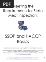 SSOP Compliance Checklist for Meat Processing | PDF | Business | Wellness