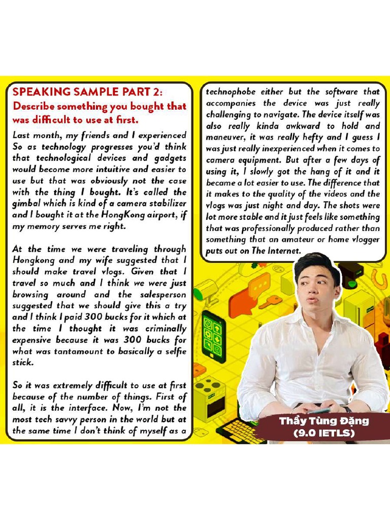 Speaking Part 2 | PDF