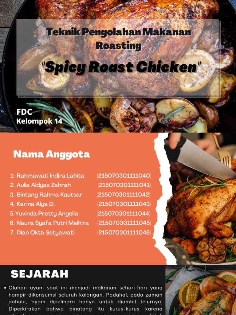 2A3 - Kelompok 14 - Spicy Roast Chicken | PDF