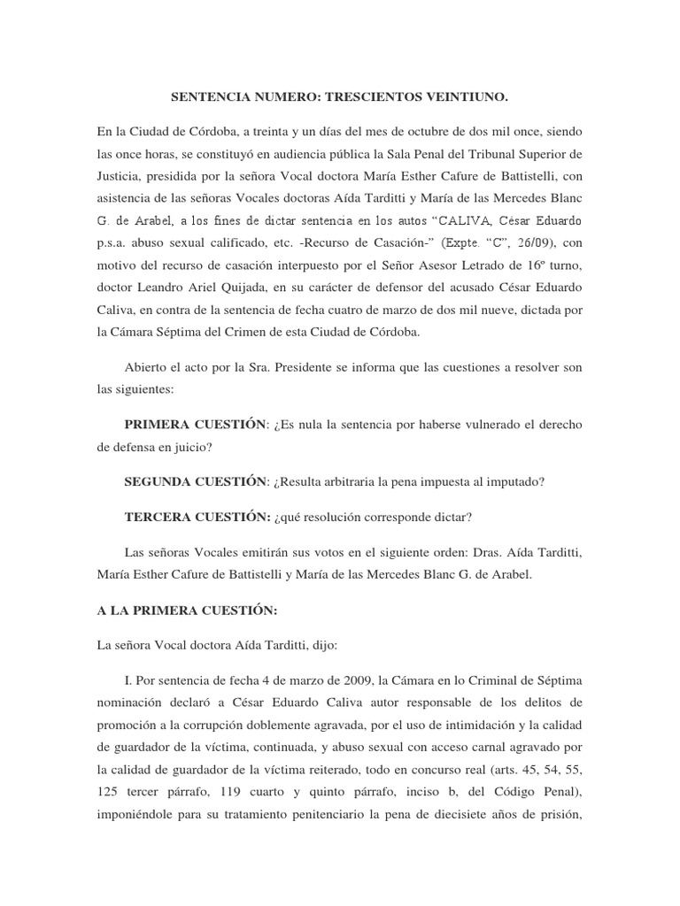 TP1 A TP4 - Documento Extra 1 | PDF | Sentencia (ley) | Procedimiento Criminal