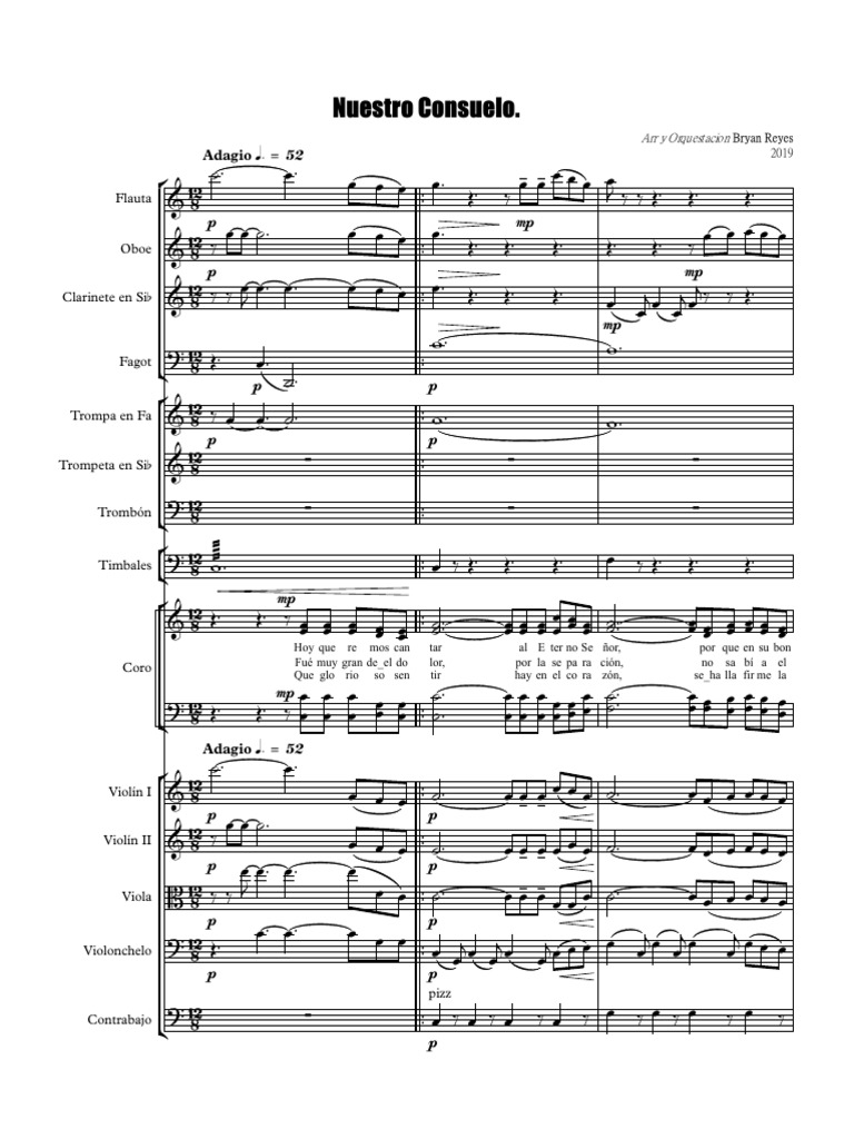 Nuestro Consuelo - Partitura Completa | PDF