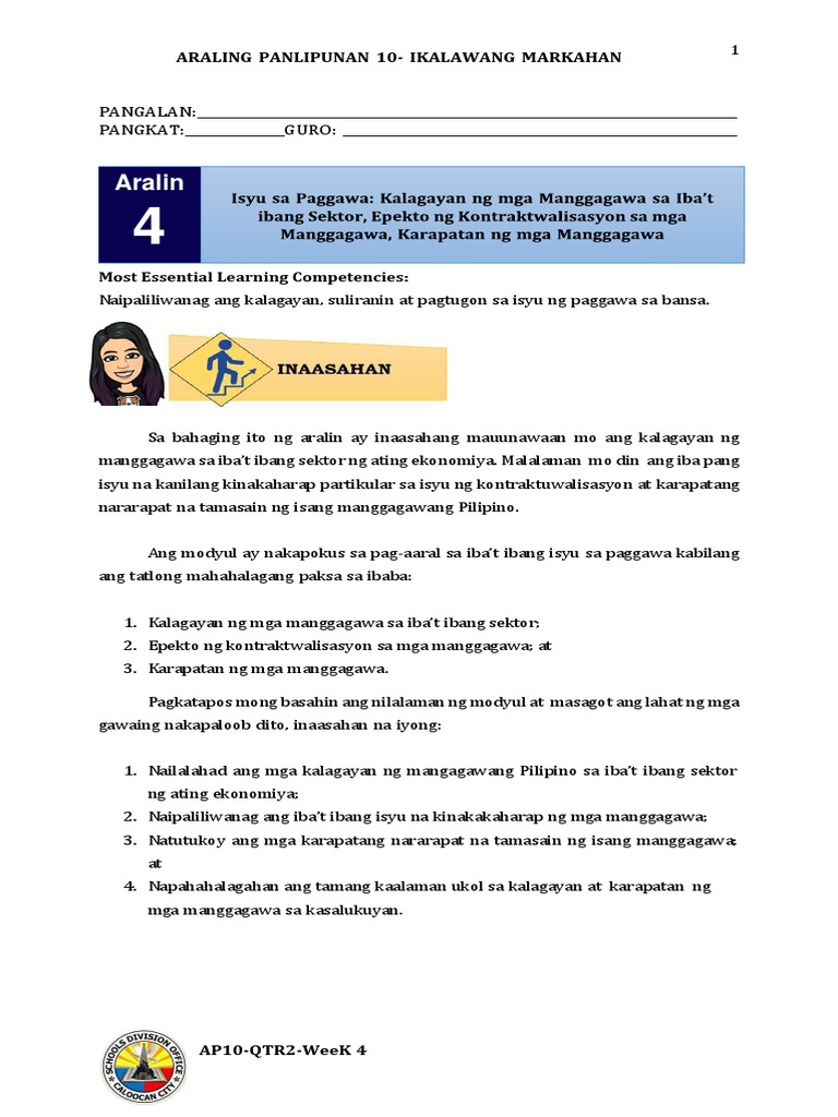 AP 10 Q2 Week 4 | PDF