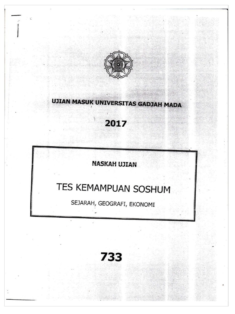 Tes Kemampuan Soshum | PDF