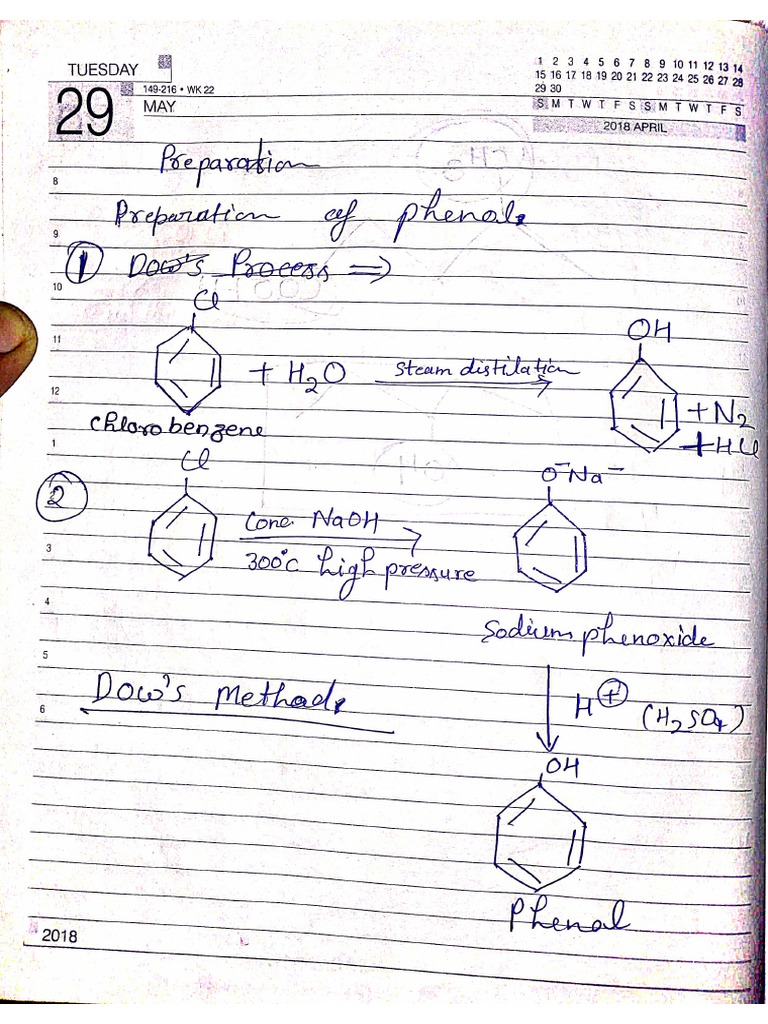 Preparation of Phenol | PDF