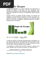 Regla de Sturges | PDF | Histograma | Enseñanza de matemática