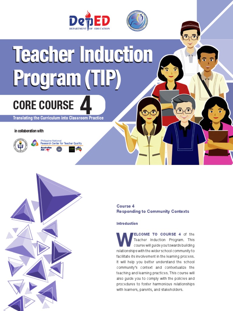 New TIP Course 4 (DepEd Teacher) | PDF | Learning | Curriculum