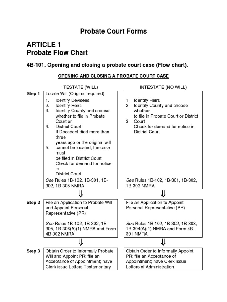 New Mexico Probate Process Guide | PDF | Probate | Will And Testament