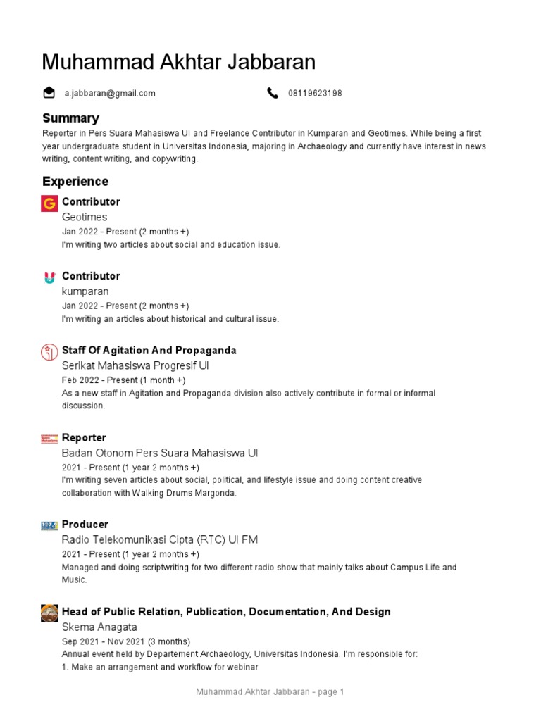 SEO Optimized Resume: Muhammad Akhtar Jabbaran | PDF | Educational ...