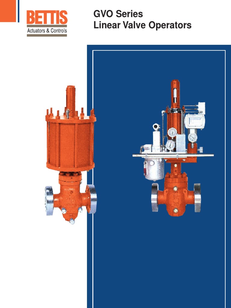 GVO Series Linear Valve Operators | PDF | Valve | Energy Technology