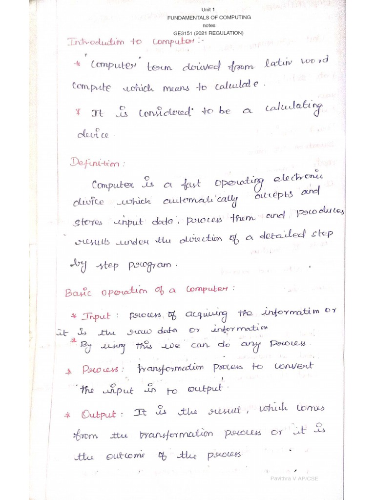 Ge3151 Unit 1 Full Notes Pdf 