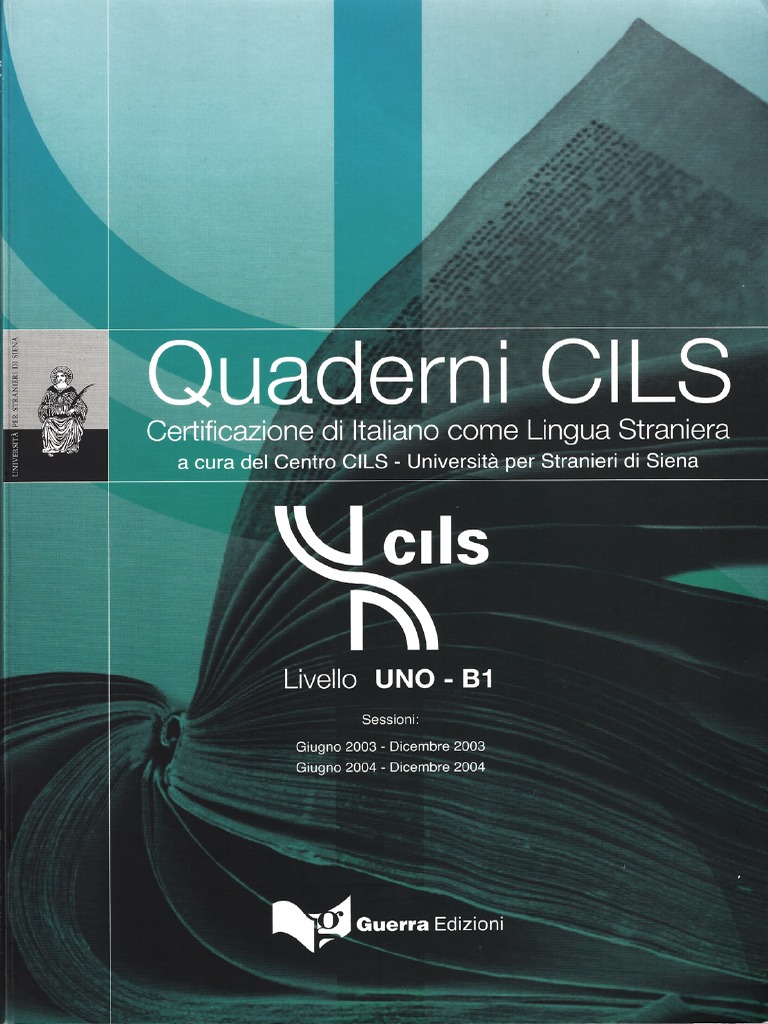 Quaderni CILS B1. Livello UNO - B1 (PDFDrive) | PDF