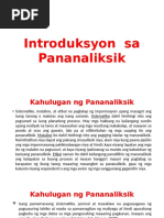 Pagsulat NG Panimula o Introduksyon NG Pananaliksik | PDF