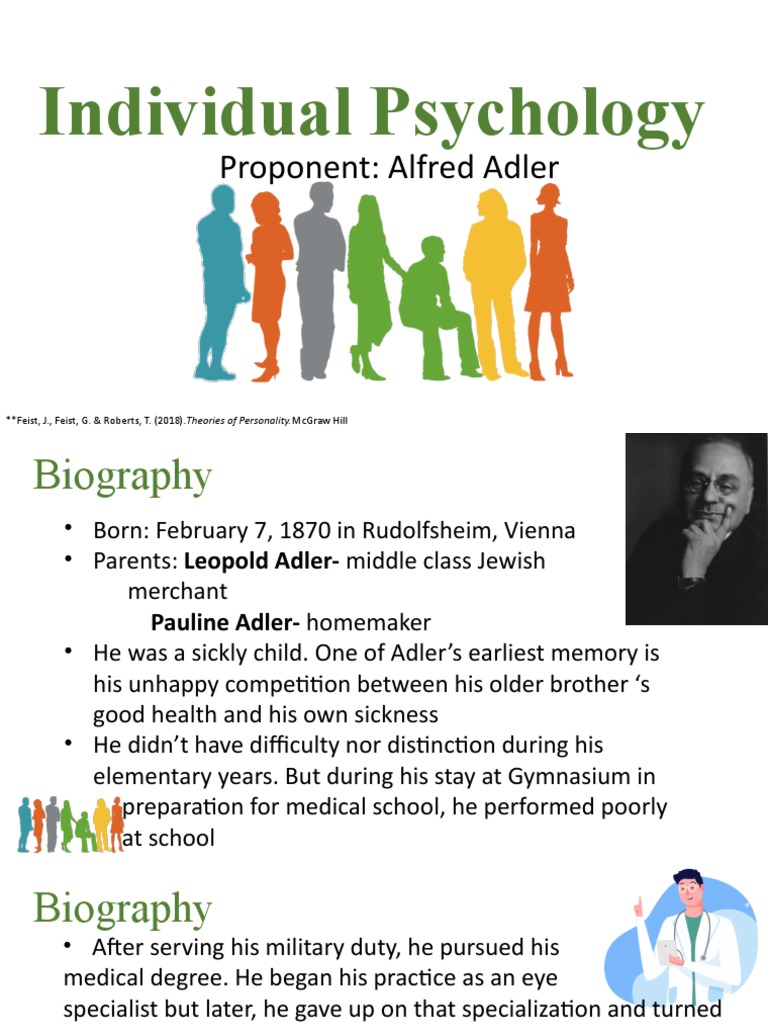 Individual Psychology by Alfred Adler - A Summary | PDF | Motivational ...