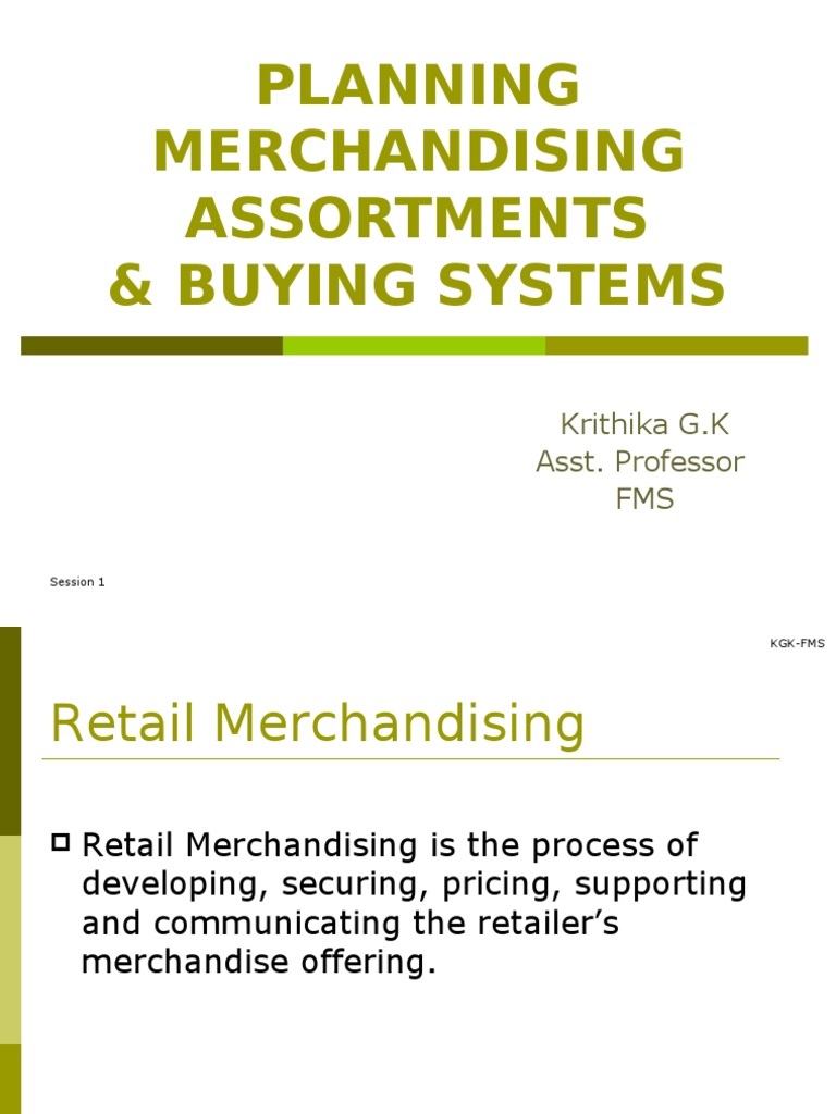 Merchandise Assortment Planning Guide | PDF | Retail | Merchandising