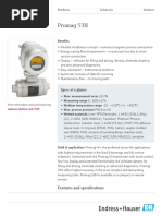 Endress-Hauser Proline Promag P 300 5P3B EN | PDF | Flow Measurement ...