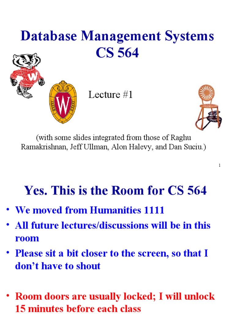 Lecture01 Intro | PDF | Databases | Relational Database