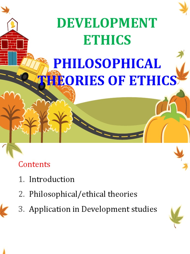 Development Ethics | Download Free PDF | Metaphysics | Applied Ethics