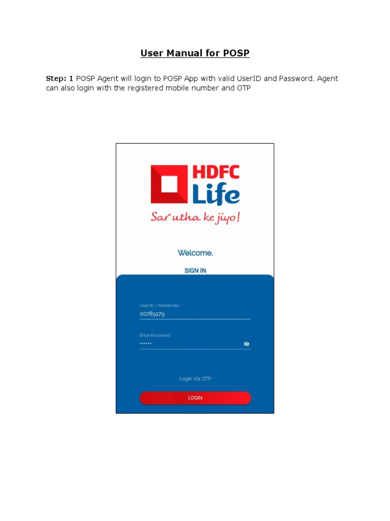 POSP Agent User Manual Overview | PDF | Internet | Cyberspace