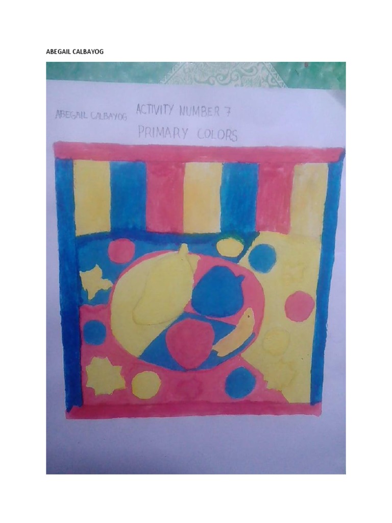 Activity 7. Primary Colors | PDF