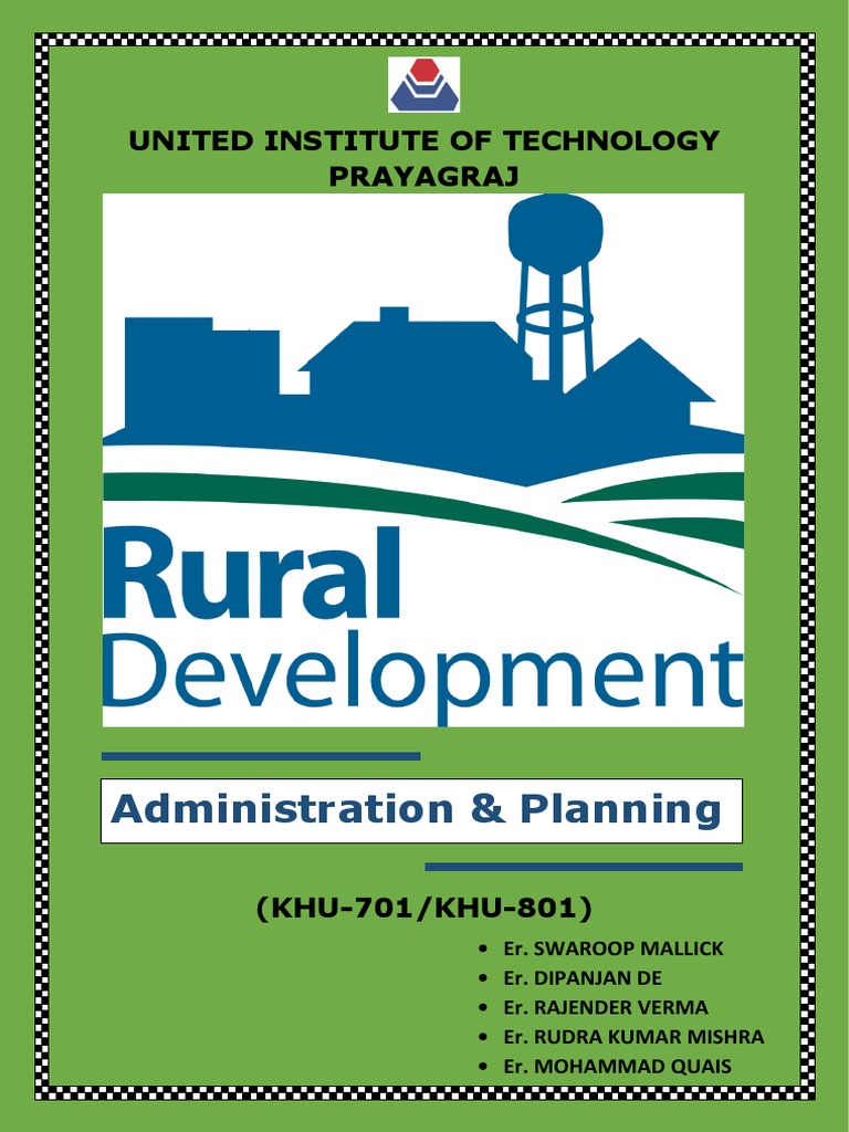 B.Tech Guide: Rural Development | PDF | Sustainability | Poverty