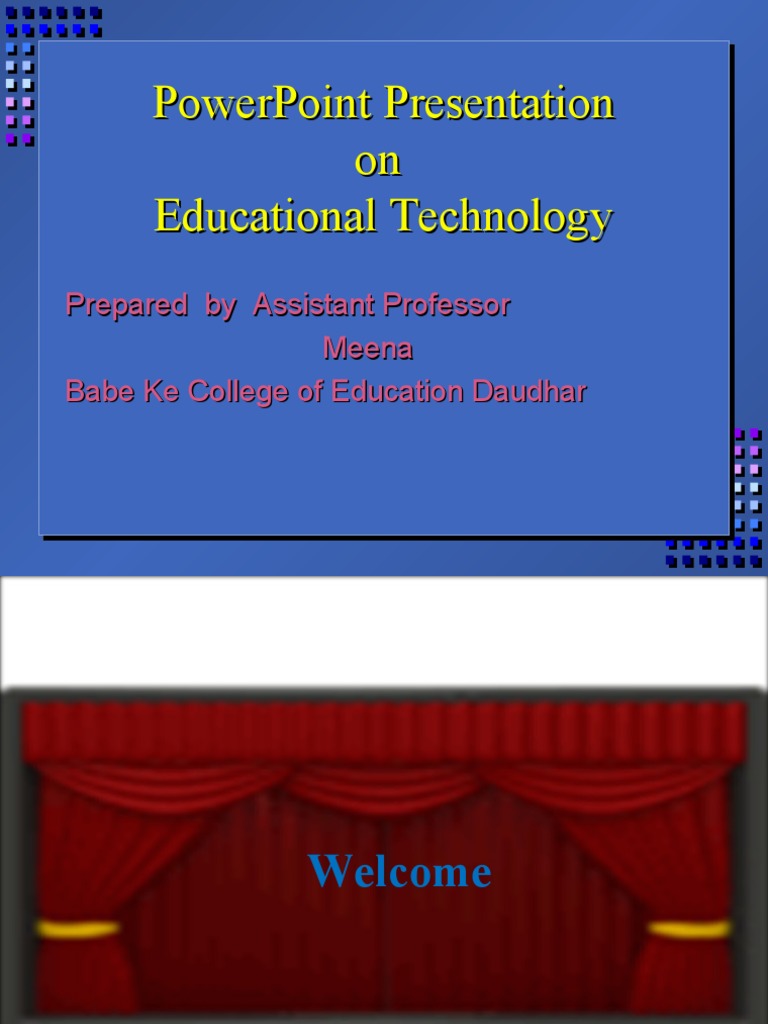 Educational Technology Meena Arora | PDF | Educational Technology ...