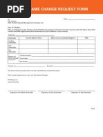 ICICI Name Change Request Form | PDF | Cheque | Notary Public