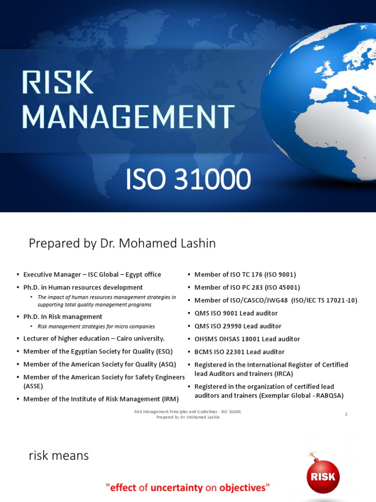 Risk Management ISO 31000 1645163698 | PDF | Risk Management | Risk