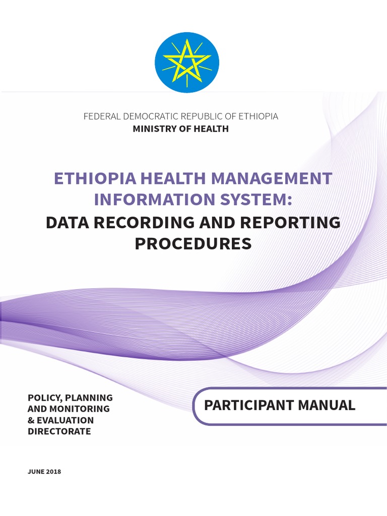 Ethiopia Health Management Information System:: Data Recording and Reporting Procedures | PDF ...