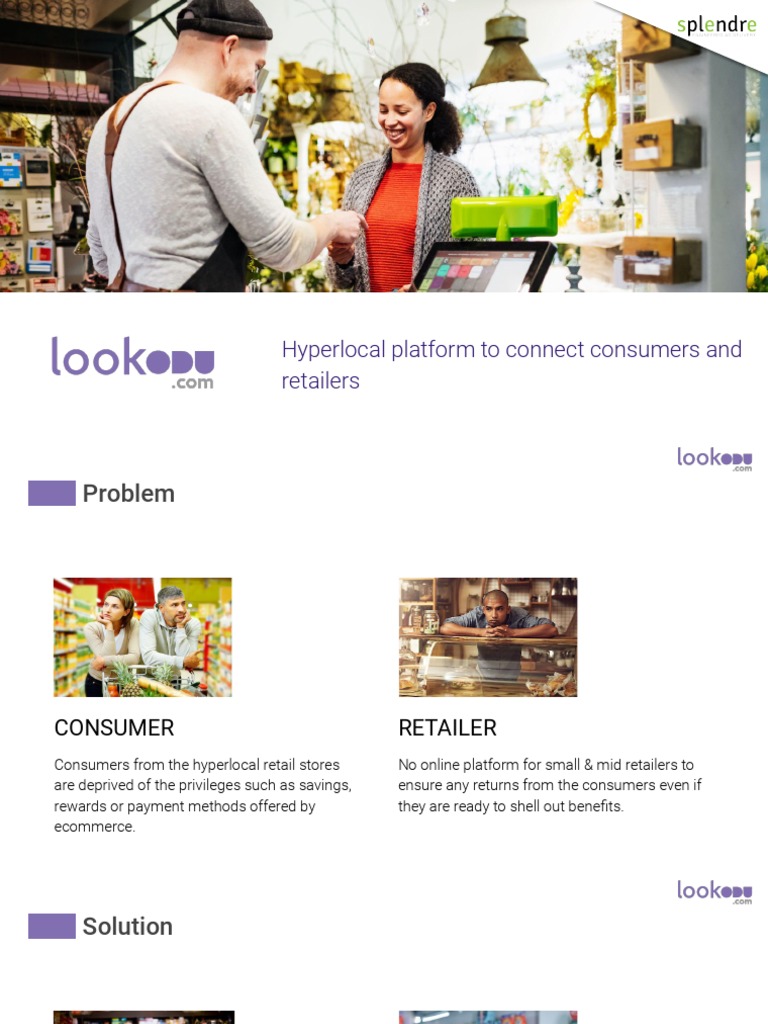 Hyperlocal Platform To Connect Consumers and Retailers | PDF | Retail ...