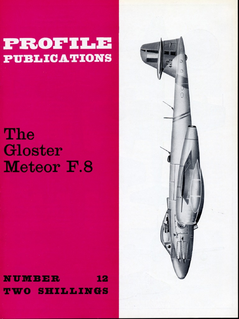 Profile Publications 12 Gloster Meteor F8 | PDF