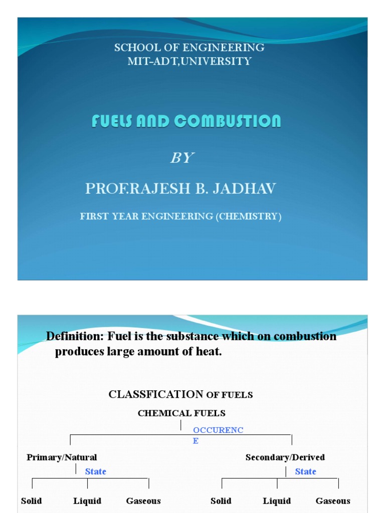 Unit 3 Fuels and Combustion | PDF | Fuel Cell | Gasoline