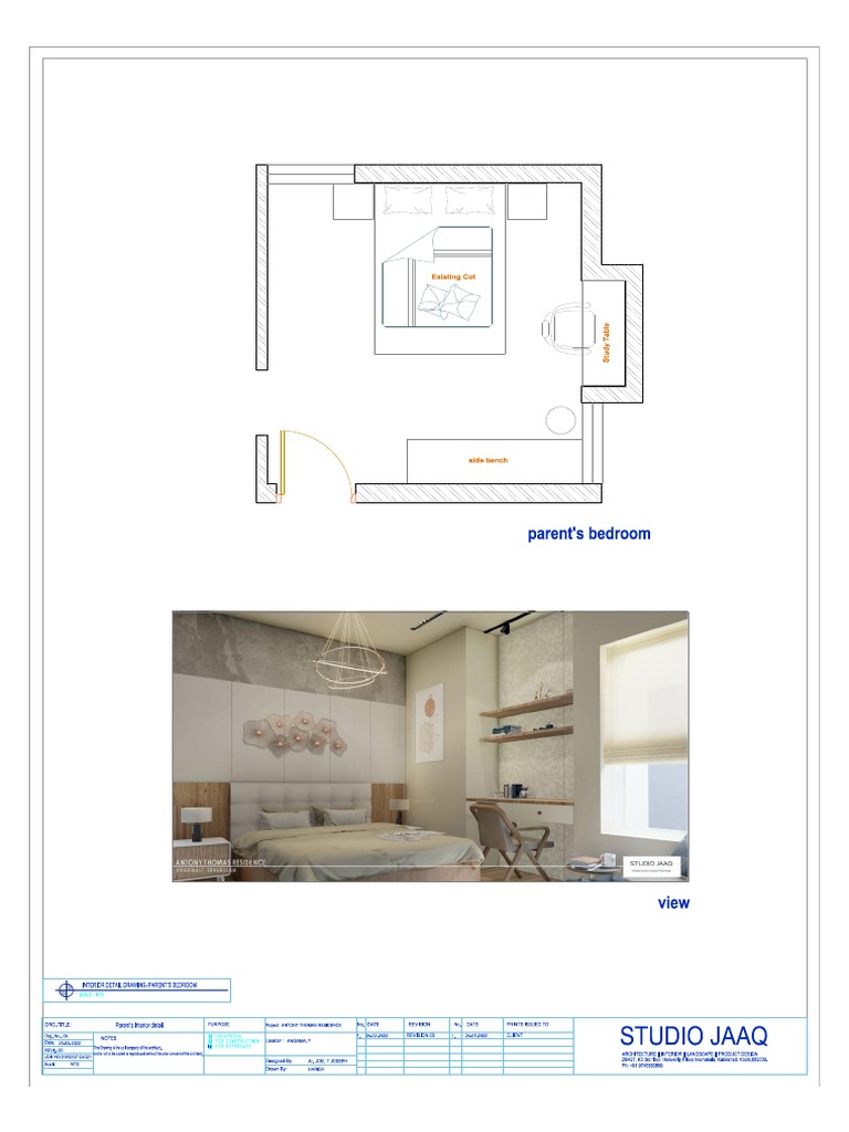 Studio Jaaq: Parent's Bedroom | PDF | Design | Economic Sectors
