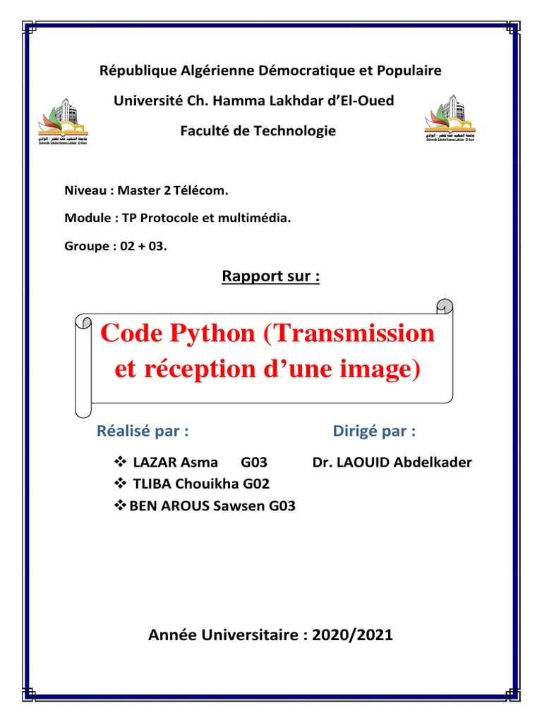 TP Protocole | PDF | Langage de programmation | Programmation informatique