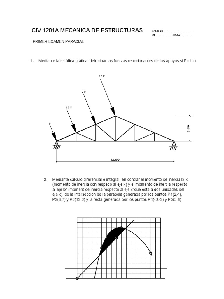 Civ 1201 A Examen 1° Parcial Civ 1201a | PDF