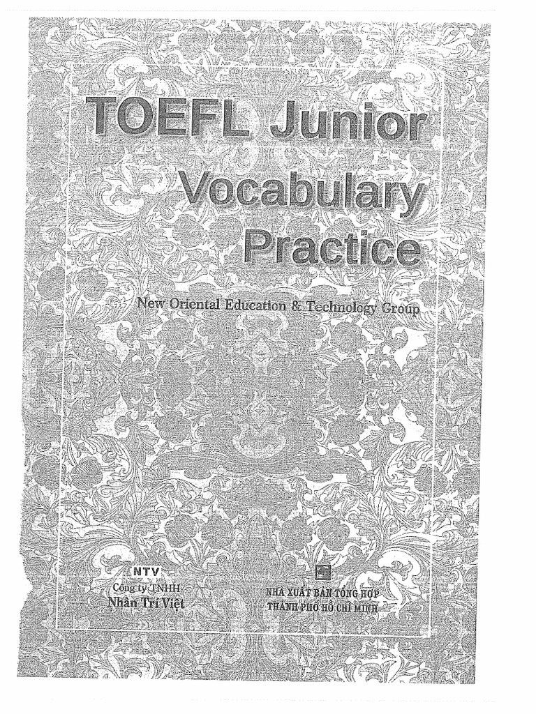 8.TOEFL Junior Vocabulary Practice | PDF