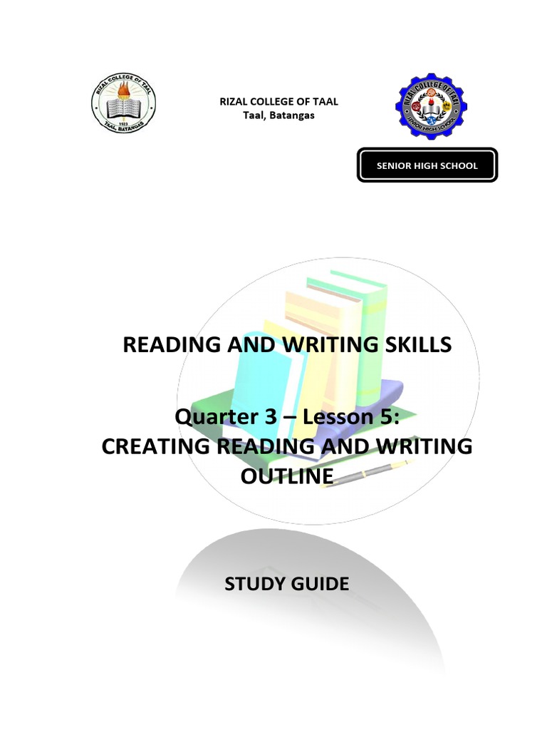 Lesson 5 Creating Reading and Writing Outline | PDF | Essays | Spanish ...