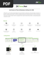 Zktime5.0Attendance Management Software User ManualV1.0 | PDF | Button (Computing ...
