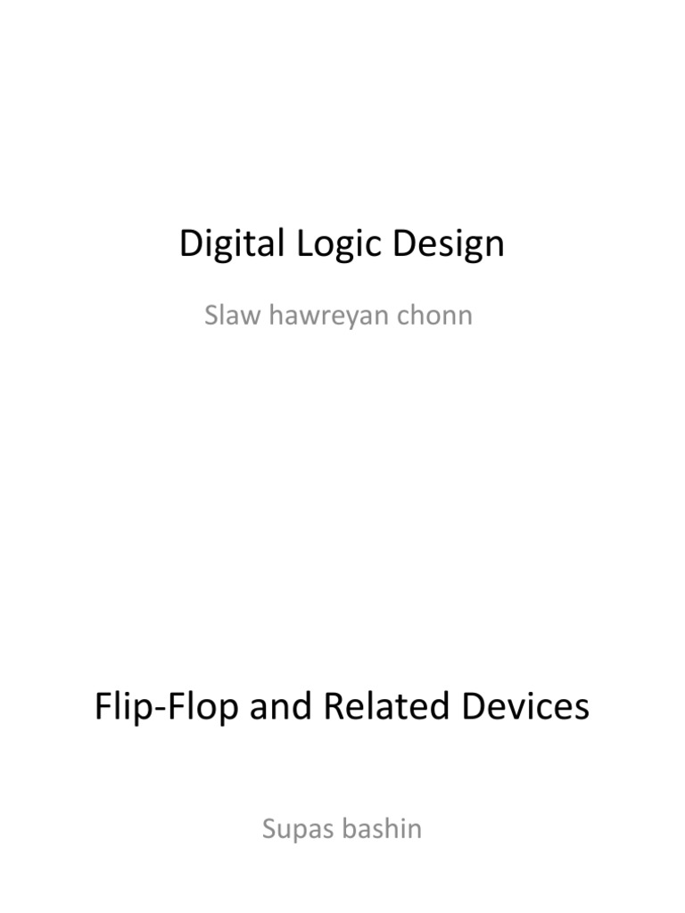 Digital Logic Design Pdf Computer Science Electronic Circuits