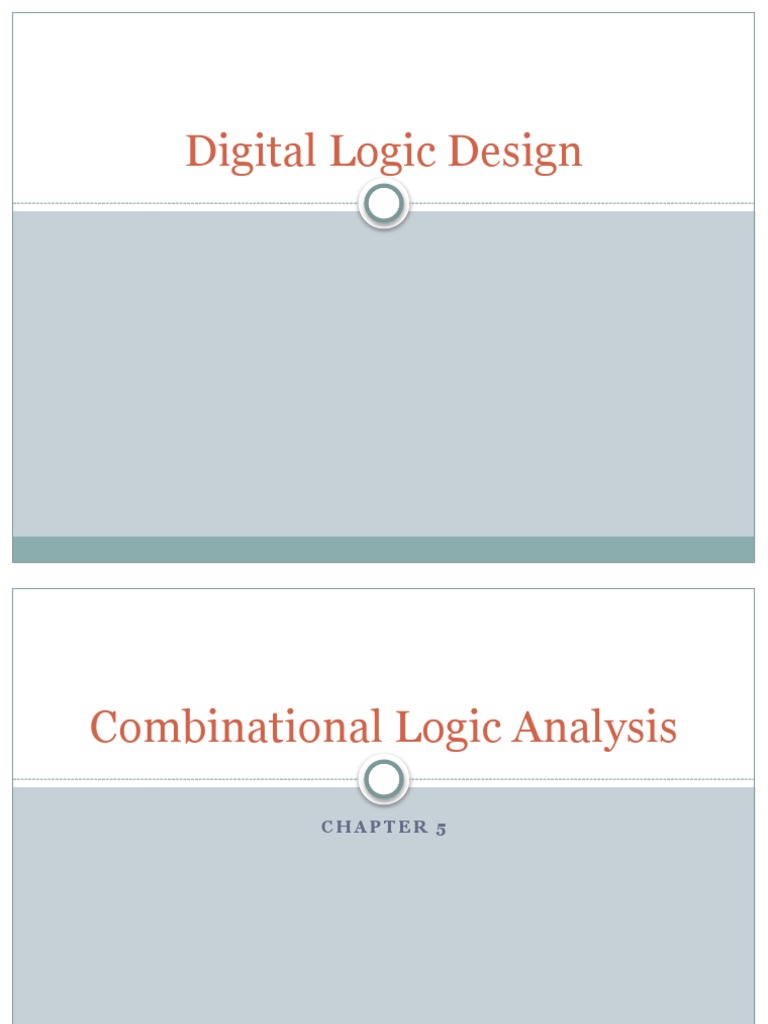 Digital Logic Design | PDF | Logic Gate | Electronics
