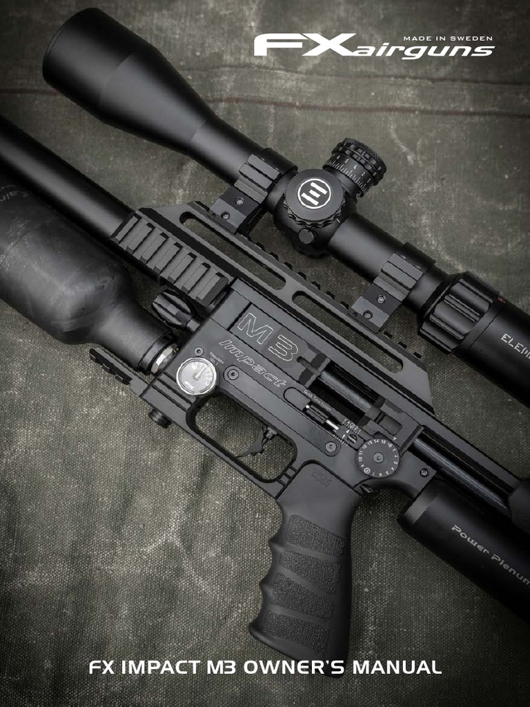 Manual Impact M3 1 | PDF | Gun Barrel | Trigger (Firearms)